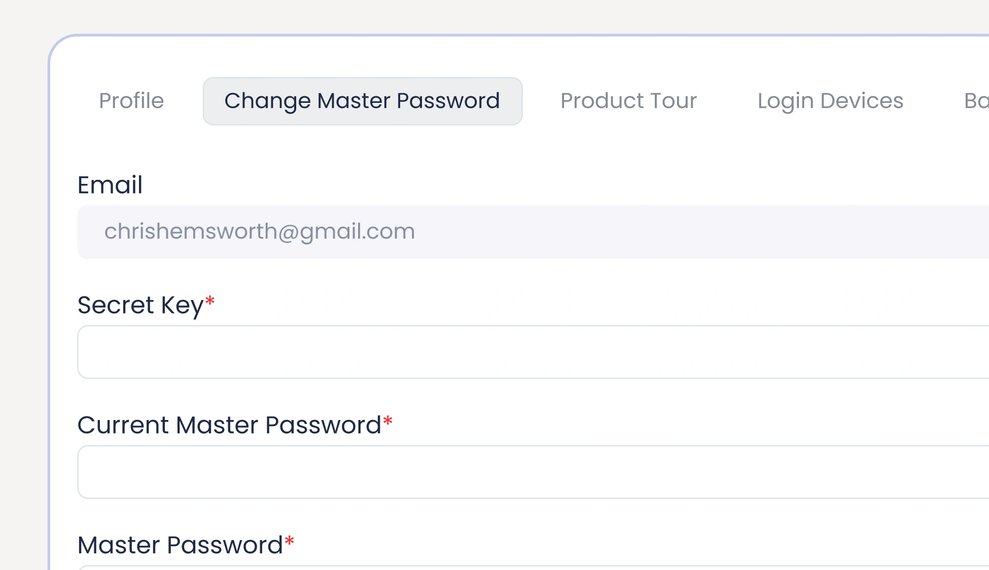 Change Master Password & Account Recovery | All Pass Hub